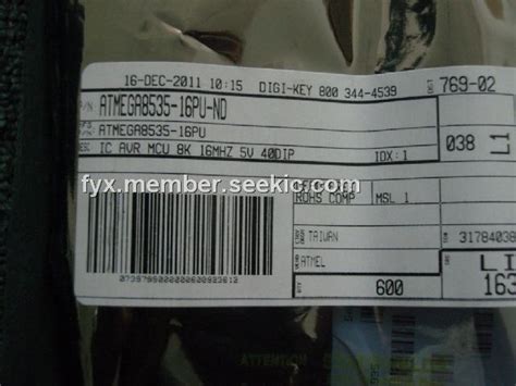 ATMEGA PU Original Supply US ATMEL ATMEL Corporation ATMEGA PU