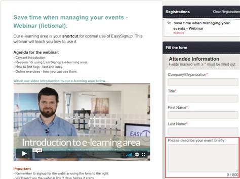Use Dropdowns Check Boxes Date Fields And Multi Line Text Fields When Collecting Attendee Info