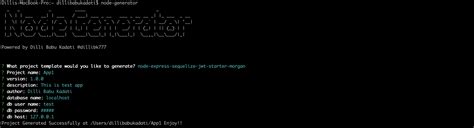 Github Dillibabukadatinodejs Backend Starter Generator