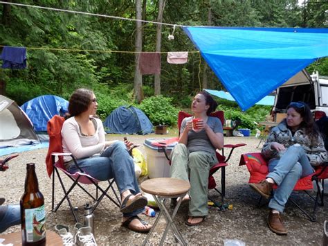 Lady Camping Take It Outside Ladies