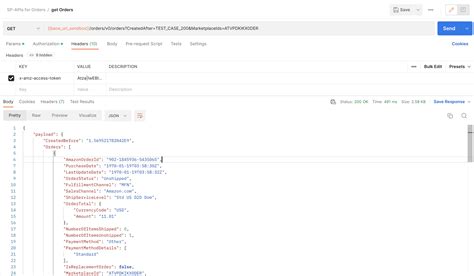 Using Postman For Selling Partner Api Models