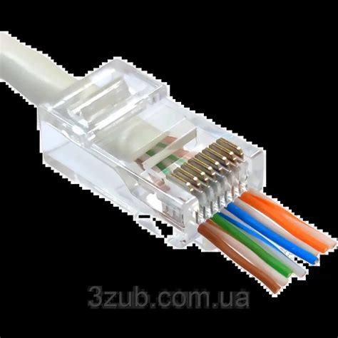 Купить Kingda Utp Rj45 кат 6 100шт Коннектор со сквозными отверстиями цена 592 ₴ — Prom Ua