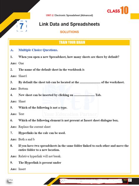 Link Data And Spreadsheet Pdf