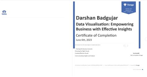 darshan badgujar on linkedin tataconsultancyservices datavisualization