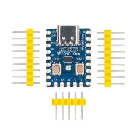 Rp2040 Zero Raspberry Pi Çipli Mcu Programlama Kartı Çift Çekirdekli