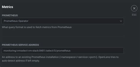Add Victoriametrics Support · Issue 5837 · Lensapplens · Github