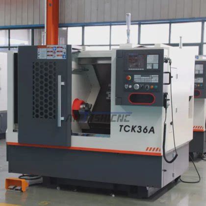ANTISHICNC TCK A Slant Bed CNC Lathe Machine Linear Guide Way High Precision Metal Processing