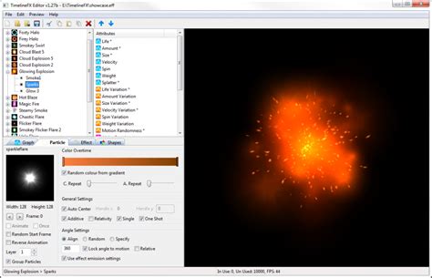 Particle Tab 2 Rigzsoft Particle Effects Software And Particle Shapes