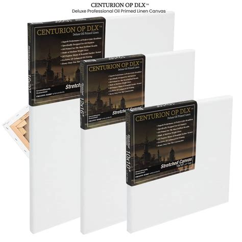 Professional Oil Primed Linen Canvas Centurion Op Dlx Jerrys Artarama