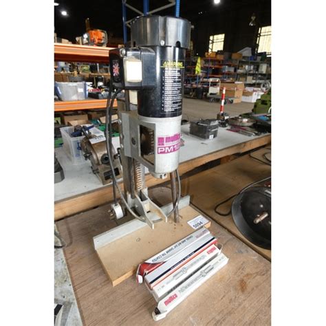 1 X Multico Pm12 Bench Top Chisel Mortiser 240v Supplied With 4 X Chisel Mortice Bits Tested Workin