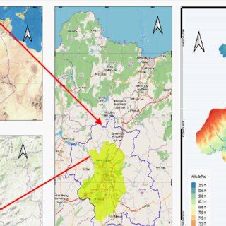 Location Of The Study Area Digital Elevation Model DEM Maps Made On Download Scientific