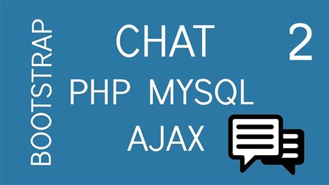 Como Hacer Un CHAT En PHP MYSQL AJAX 2 YouTube