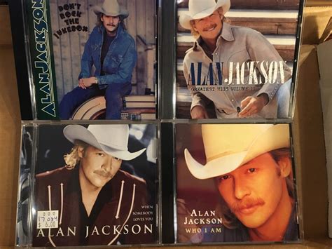 Alan Jackson 4 Cd Lot Dont Rock The Jukebox Who I Am 2 More Ebay