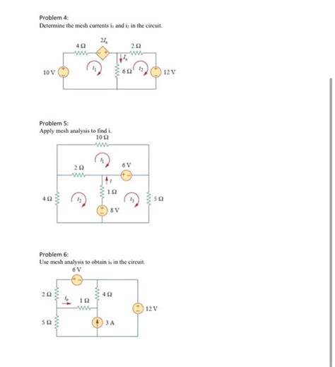 Solved Problem Determine The Mesh Currents It And Iz In Chegg