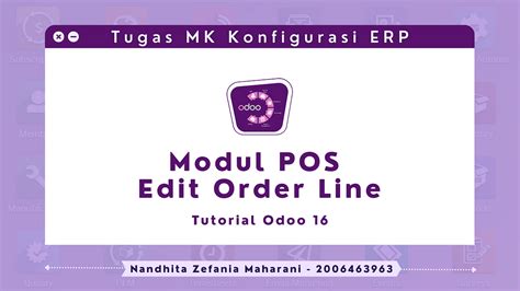 Odoo 16 Install Modul Ekstra Pos Edit Order Line Pada Odoo By