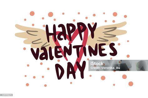발렌타인 데이 엽서에 축하 마음과 비문손으로 손으로 그린 스케치 인쇄를 위한 벡터 디자인 일러스트레이션 0명에 대한 스톡 벡터 아트 및 기타 이미지 Istock
