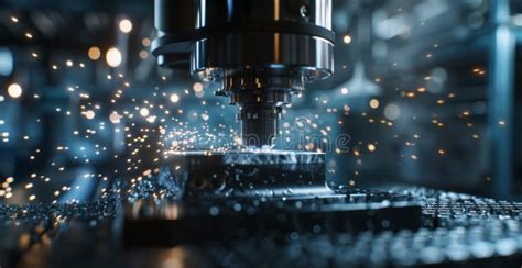 The Cnc Machining Process Ai Generated Stock Image Image Of Machining Technology 374826957