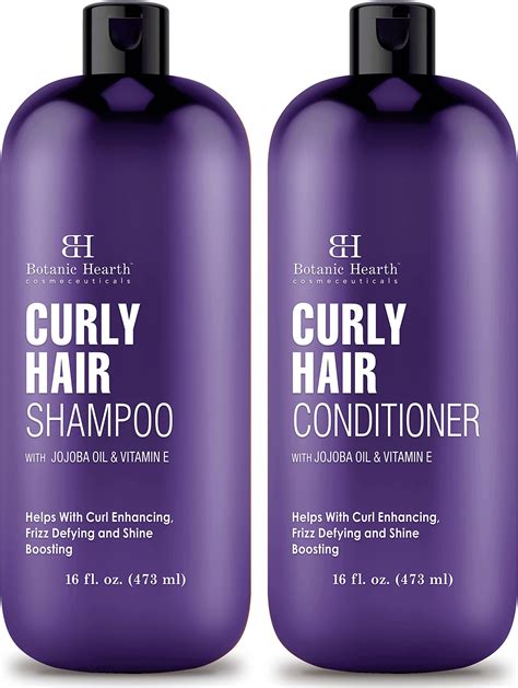 Botanic Hearth Curly Hair Shampoo And Conditioner Set For