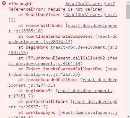 Require S Not Defined Issue 110 Cyntler React Doc Viewer GitHub