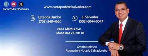 Carta Poder El Salvador Manassas Va