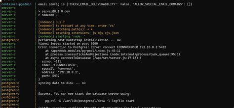 Postgresql How To Determine Correct Connection Parameters In Docker For A Postgres Database