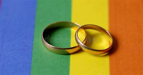 Lgbt Rainbow Flag Same Sex Love Young Lesbian Same Sex Couple Is