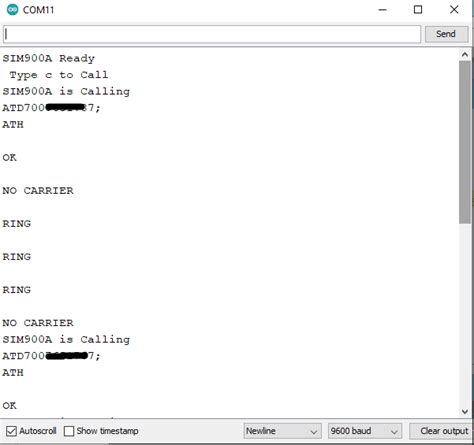 Sim 900 Gsm Module Working With Arduino Arduino With Sim900