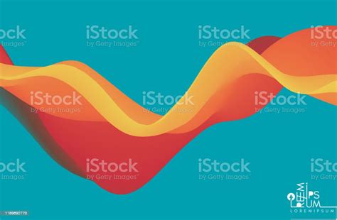 현대 그라데이션 색상 추상 물결 모양 배경입니다 트렌디 한 액체 디자인 모션 사운드 웨이브 배너 전단지 및 프리젠 테이션을위한 벡터 그림 0명에 대한 스톡 벡터 아트 및