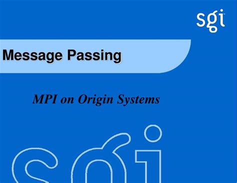 ppt message passing powerpoint presentation free download id 437360