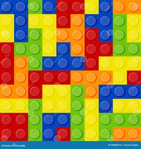 Lego Tetris Vector Illustratie Illustration Of Helder 48068575