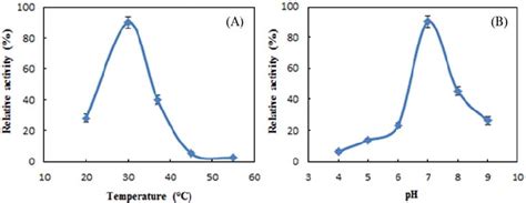 Effect Of Temperature A And Ph B On The Activity Of The Enzyme