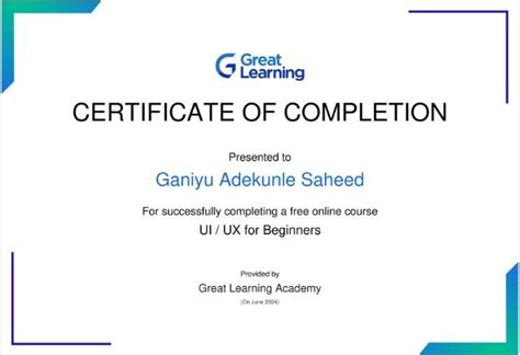 Adekunle Saheed On Linkedin Greatlearningacademy Greatlearning Glacertificate