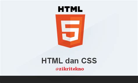 Cara Menghubungkan File Css Dengan Html Zikri Tekno