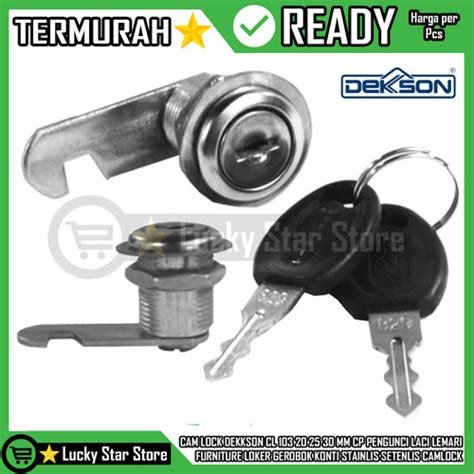 Jual Cam Lock Dekkson Cl 103 20 25 30 Mm Cp Pengunci Laci Lemari