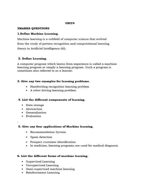 Ai 4 Pdf Machine Learning Regression Analysis