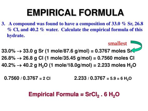 PPT EMPIRICAL FORMULA PowerPoint Presentation Free Download ID