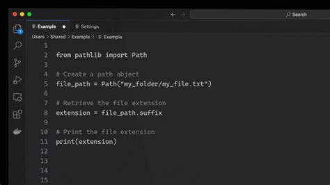 basic example of python function os path split