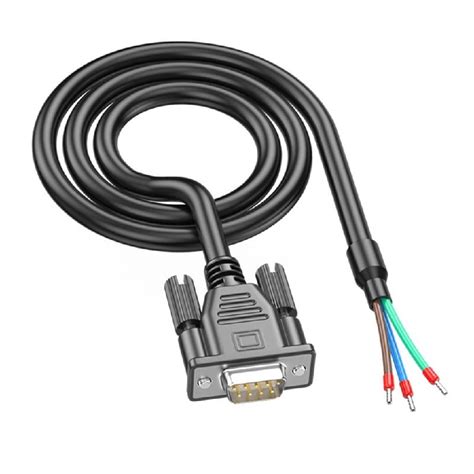 RS To RS Extension Cable PLC Data Cord Featuring Bare Wire Stable PLC Walmart Com