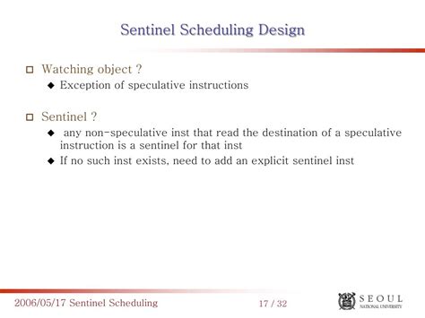 Ppt Sentinel Scheduling Powerpoint Presentation Free Download Id