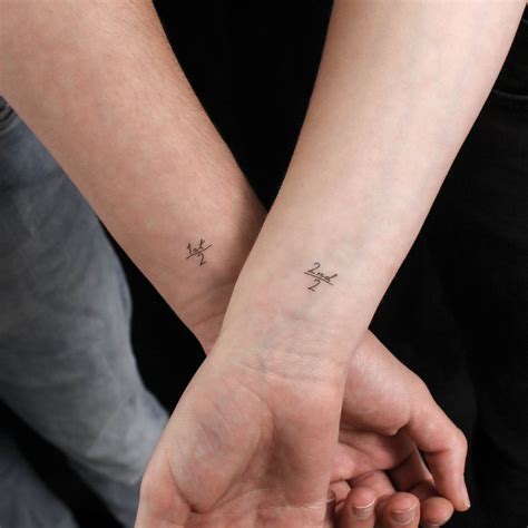 Brother And Sister Tattoos Small Simple
