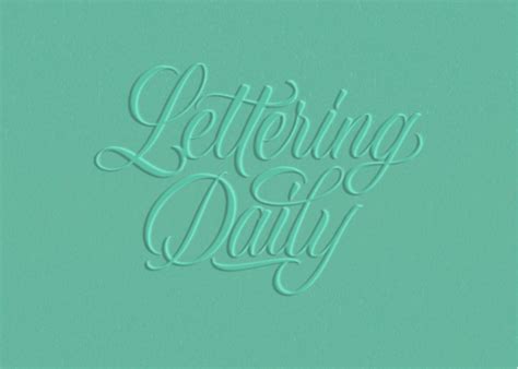 How To Easily Create An Embossed Effect In Procreate Lettering Daily