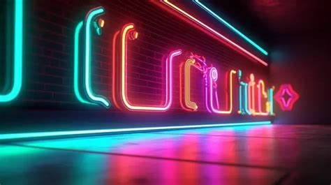 3d 렌더링된 복고풍 네온 배경 네온 룸 3d 빛 어두운 빛 배경 일러스트 및 사진 무료 다운로드 Pngtree