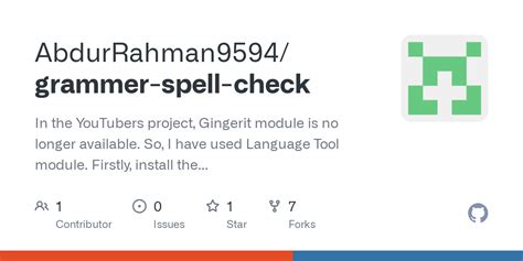Grammer Spell Check Readme Md At Main Abdurrahman Grammer Spell Check Github