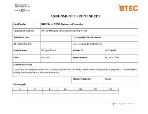 Managing A Successful Computing Assignment 1 Papers Computer
