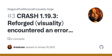 Crash 1193 Reforged Visuality Encountered An Error During The Commonsetup Event Phase