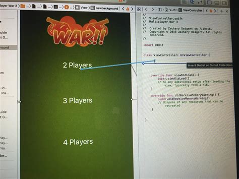 Ios Xcode 731 Not Able To Connect Subview Controllers To View