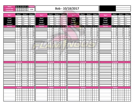 template xlsx excel training designs