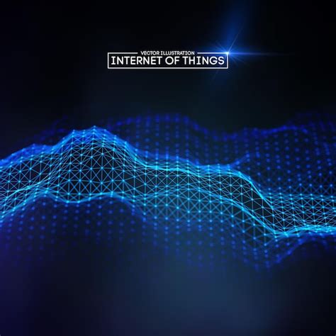 Premium Vector Internet Of Things Background Iot Technology Background Eps
