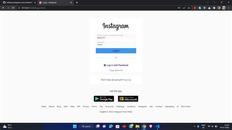 Github Athrvadeshmukhinstagram And Facebook Login Page Instagram