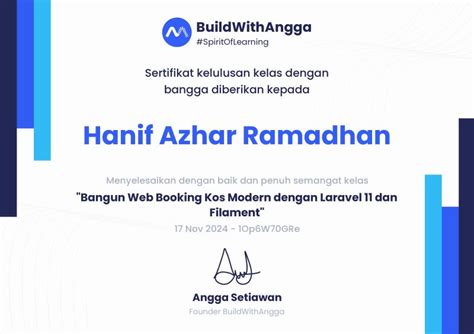 Hanif Azhar Ramadhan On Linkedin Webdevelopment Laravel11 Buildwithangga Midtrans Filament